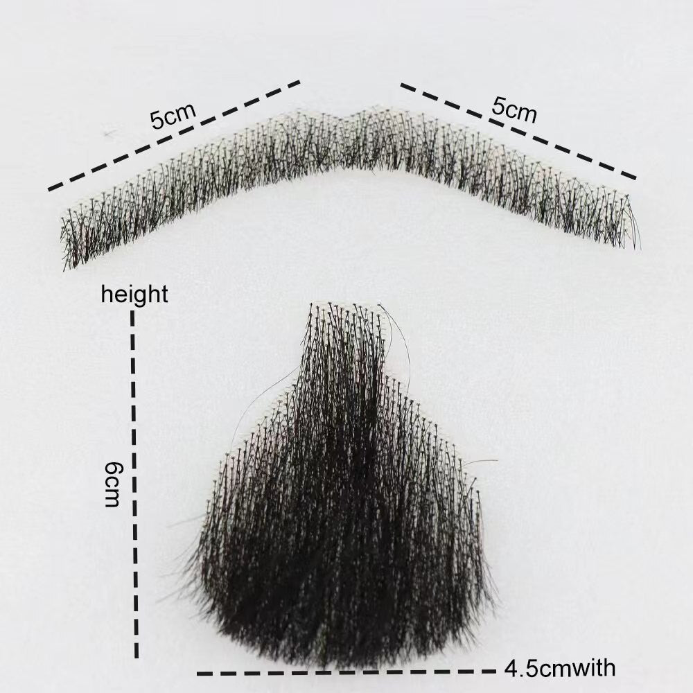 how to draw fake beard