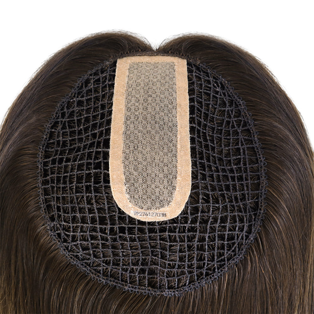 Integration Fishnet Silk Top Hair Topper for Woman 16" – ReHair System