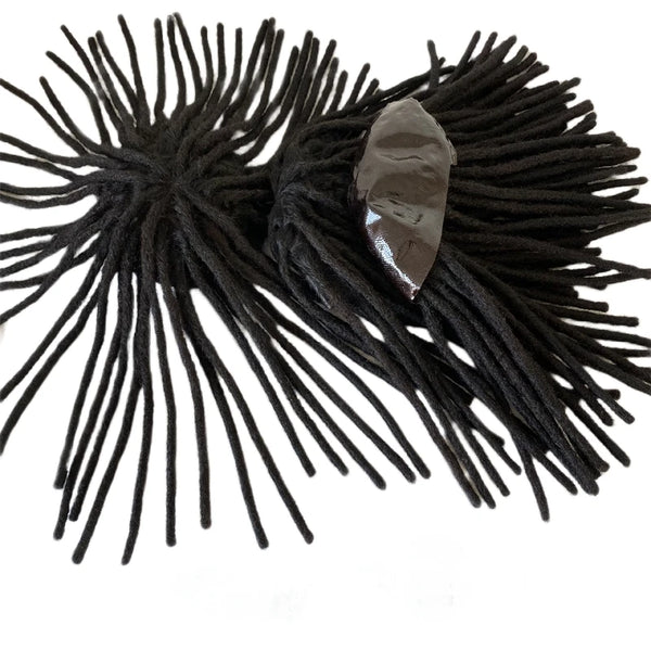 Dreadlocks Human Hair Replacement Skin Unit for Black Men - ReHair System